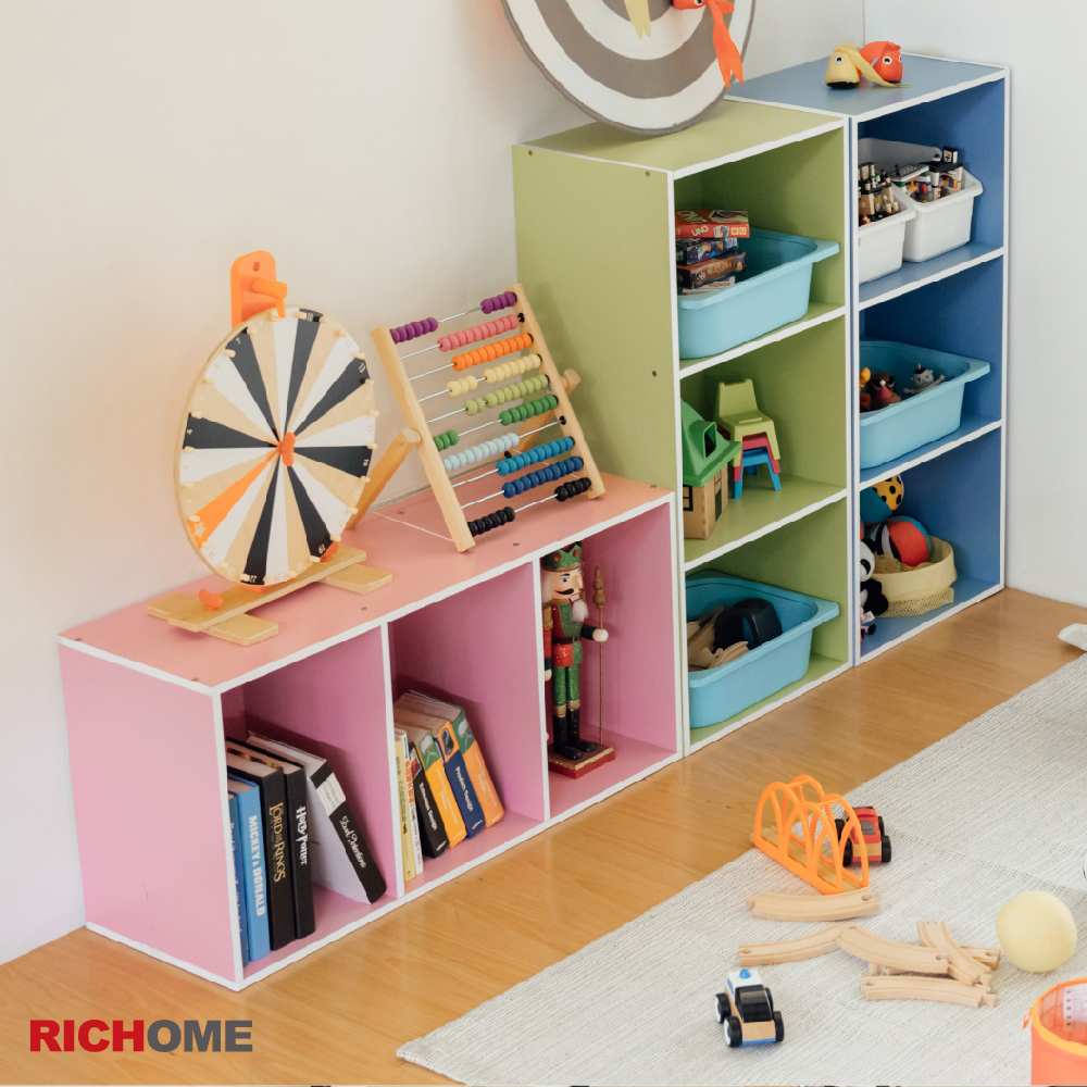 RICHOME 福利品 BO-367 赫蒂三層空櫃 空櫃 三層櫃 置物櫃 衣櫃 書櫃 玄關櫃 收納櫃 書架 | 蝦皮購物