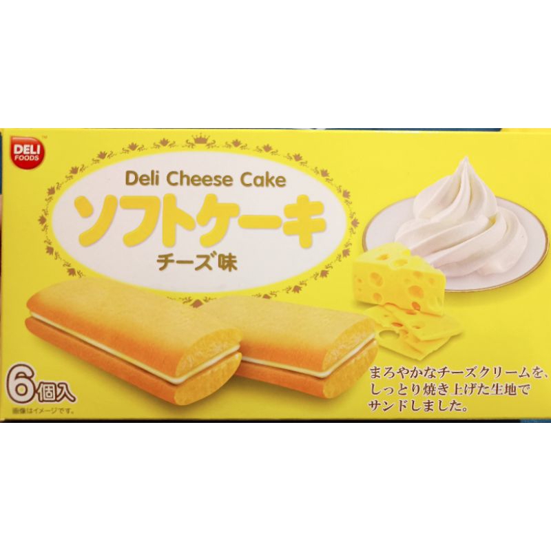 DELI 起士風味夾心蛋糕 108g 6入 | 蝦皮購物
