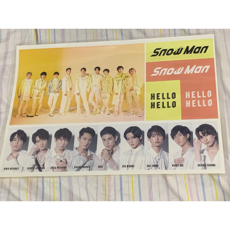 snowman 4單 hello hello 特典 貼紙 | 蝦皮購物