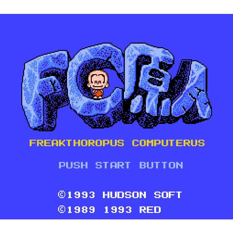 FC 任天堂 紅白機 FC原人 FC Genjin 日文版遊戲 電腦免安裝版 PC運行(非卡帶!!) | 蝦皮購物