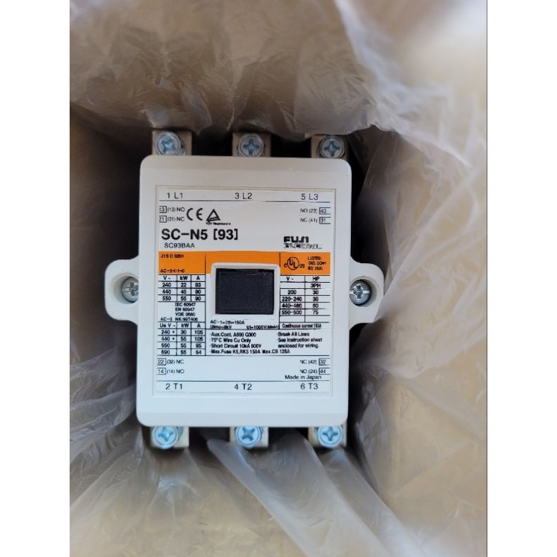 富士 FUJI 電磁接觸器 SC-N5 SC-5N SCN5 SC5N 93A 30HP 220V 電磁開關 30馬力 | 蝦皮購物