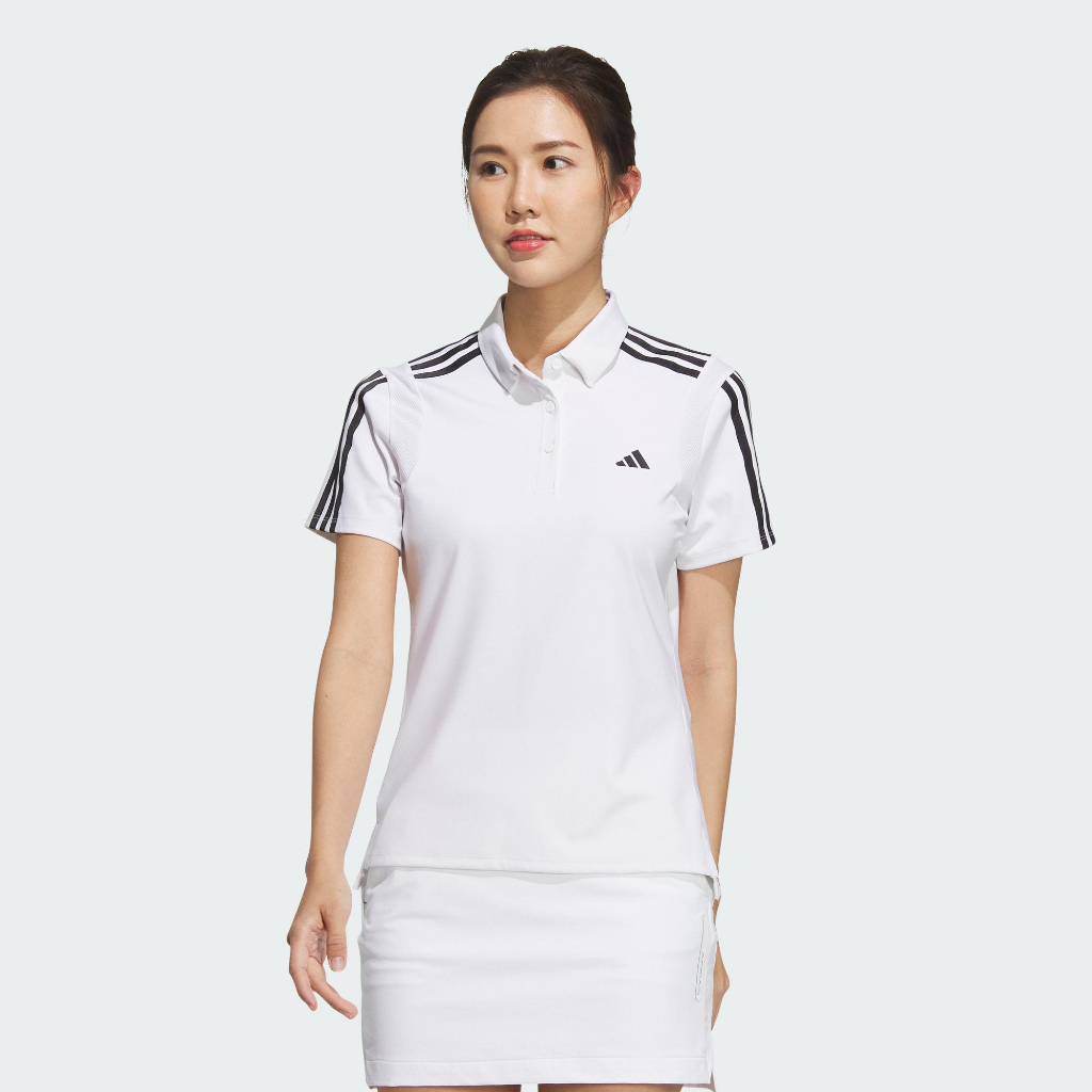 【iNTERWEAVE 誼德威】adidas W 3-ST POLO 女 短袖POLO (白) HY0911 | 蝦皮購物