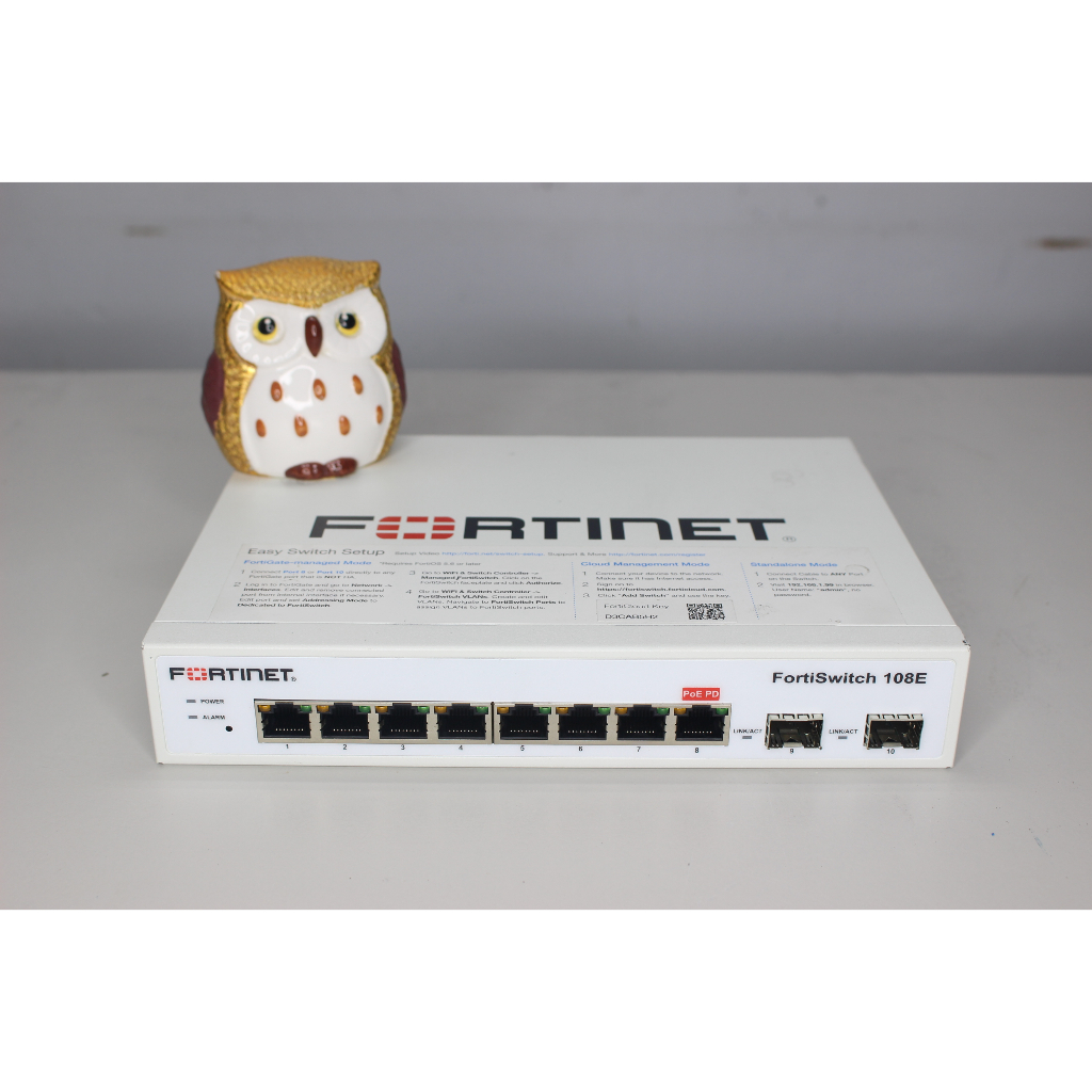 Fortinet FortiSwitch FS-108E Layer2 FortiGate Switch 8xG | 蝦皮購物