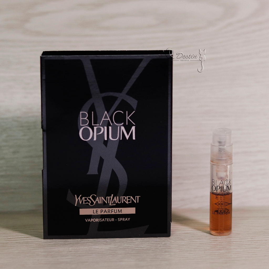 YSL 聖羅蘭 黑鴉片 Black Opium Le Parfum 女性香精 1.2mL 可噴式 試管香水 全新 | 蝦皮購物