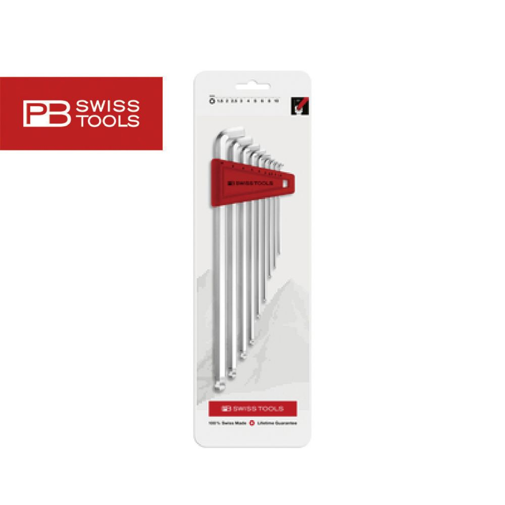 瑞士 PB 2212.LH-10 CN 9件L型短頭六角球頭扳手組 PB SWISS TOOLS | 蝦皮購物