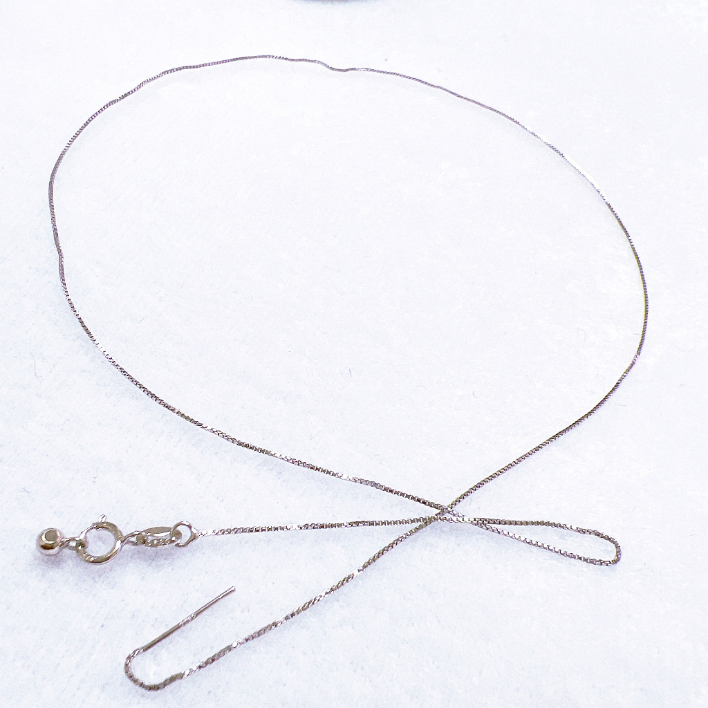 【萬能鍊】S925 萬能 萬能鍊 925 銀 玫瑰 項鍊 萬能鏈 鎖骨鏈 約45cm 純銀 DIY 多用途 飾品 設計 | 蝦皮購物