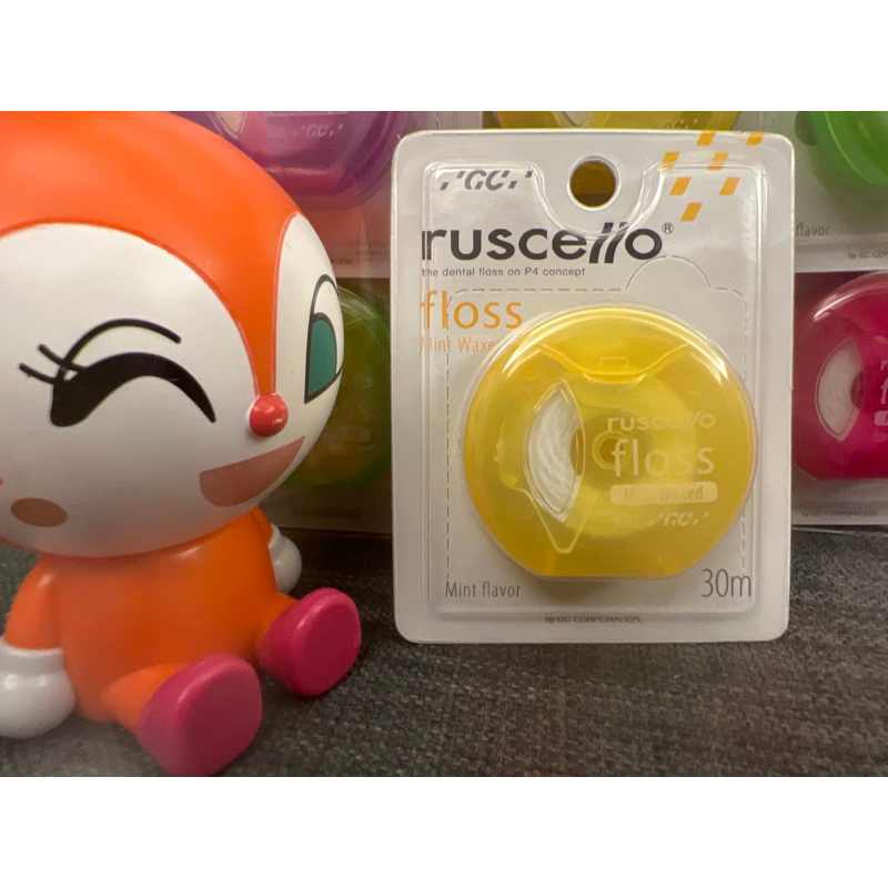 [現貨在台]🇯🇵 GC Ruscello Floss 牙線(含蠟30m)1個/組(綠、黃、桃、紫色） | 蝦皮購物