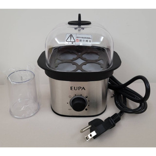 [全新公司貨]優柏EUPA 時尚迷你 蒸煮蛋機 型號TSK-8990 銀黑 溏心蛋 溫泉蛋 全熟蛋 簡單美味 | 蝦皮購物