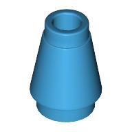6404754 LEGO 樂高 4589 59900 深天空藍 小圓錐 Cone 1x1 | 蝦皮購物