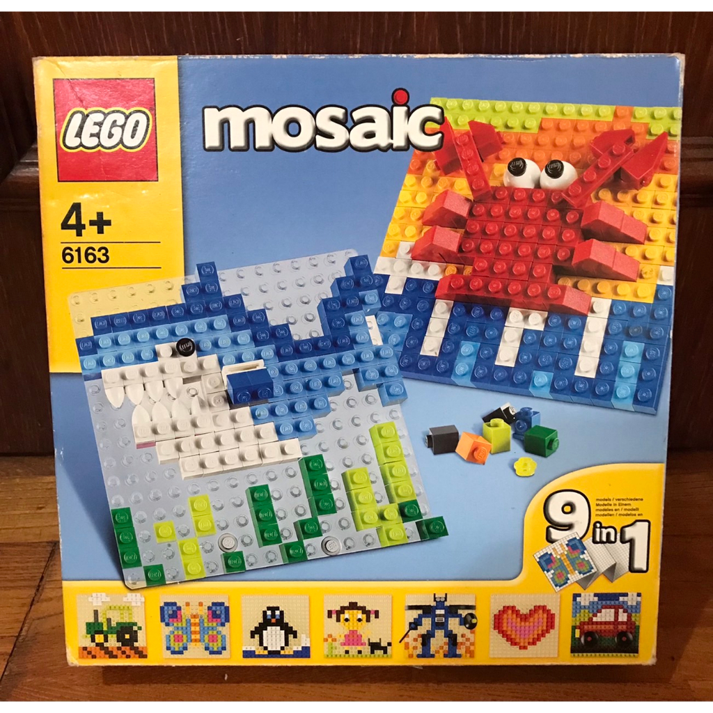 【積木2010-明顯盒損】樂高 LEGO 6163 馬賽克 9 in 1/ A World of LEGO Mosaic | 蝦皮購物