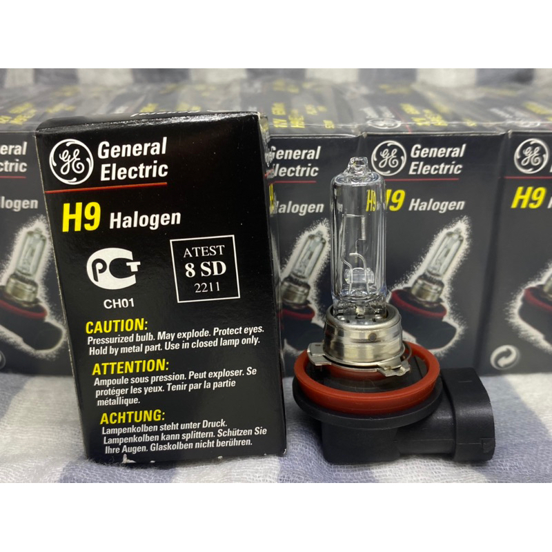 GE 12v H9 匈牙利製 全新品 特價出清中 大燈燈泡原廠 有認證 12v h9 65w 台灣出貨 有認證 | 蝦皮購物