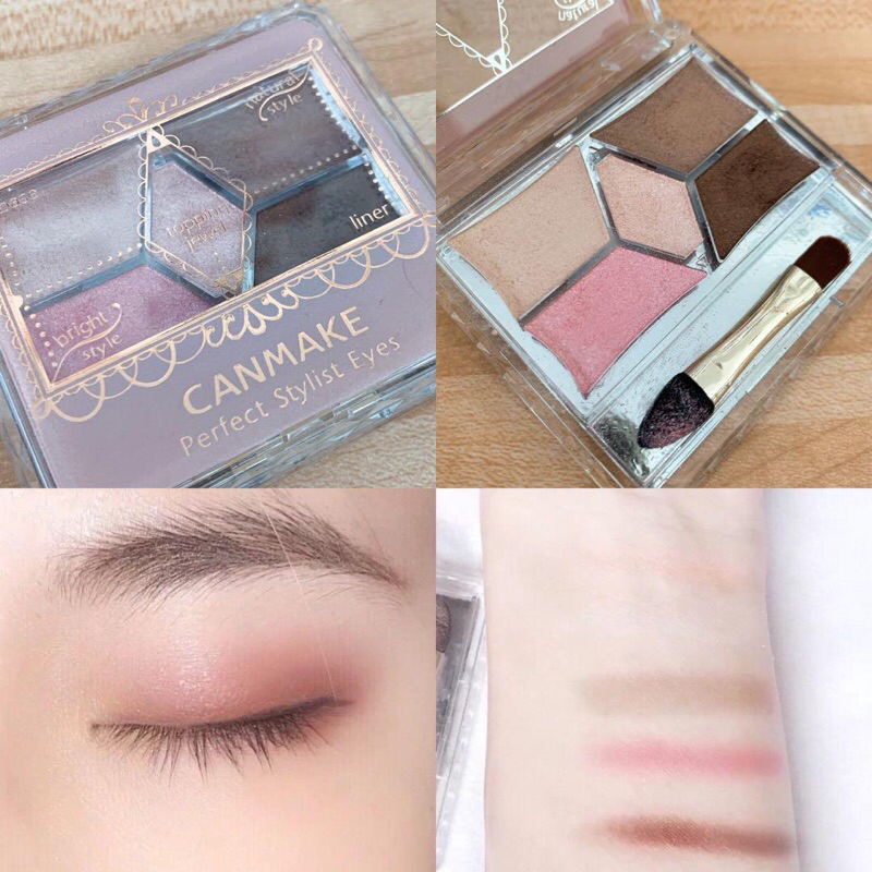 【全新】日本原裝🇯🇵 canmake #10 眼影 五色眼影 粉紅 粉色 限定色 眼影盤 眼影盒 眼彩 10號 10 | 蝦皮購物