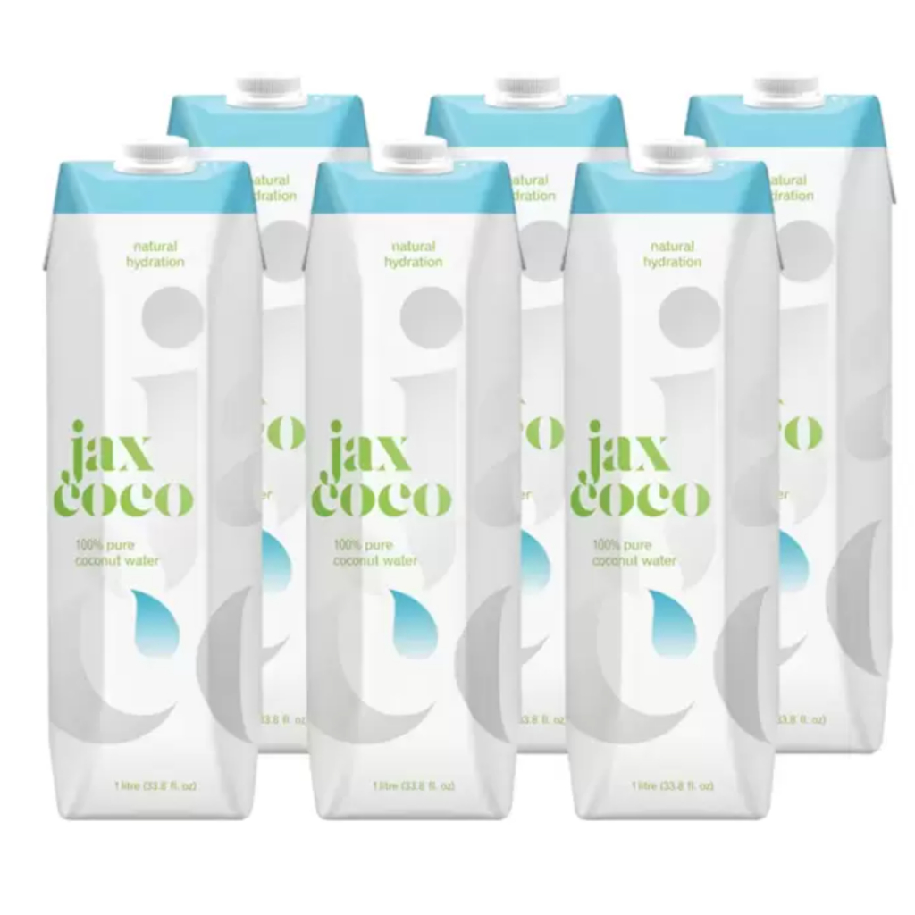 🔥線上獨家 🔥好市多代購 - Jax CoCo 純天然青椰子水 1公升 X 6入 | 蝦皮購物