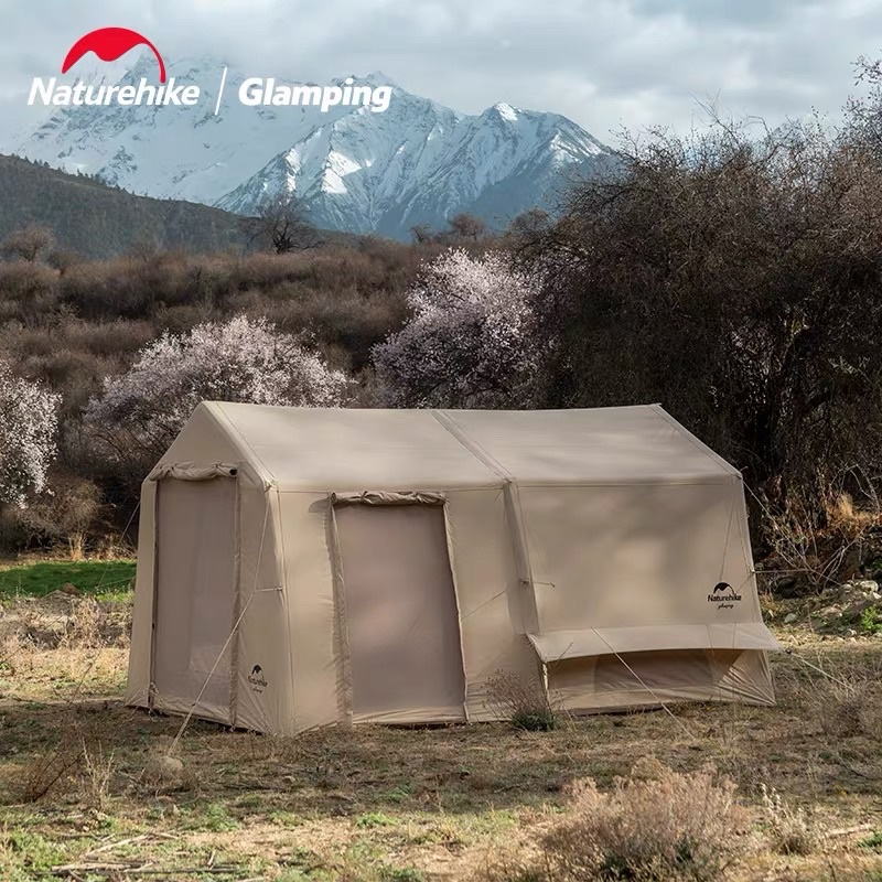 棉布充氣帳篷 亙Air Naturehike 挪客 12X 亘12X棉布充氣帳篷 2-3人 一室一廳小屋帳 露營帳篷 | 蝦皮購物