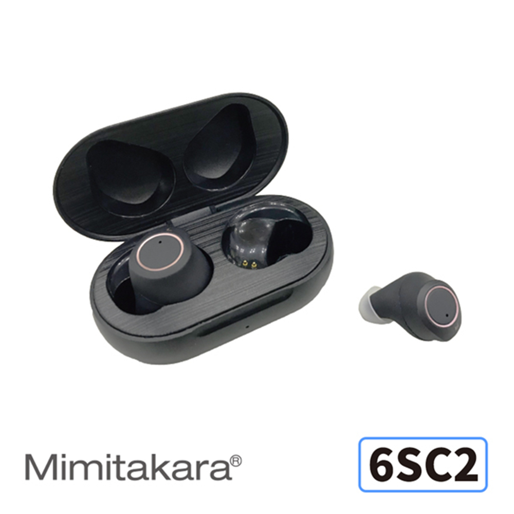 耳寶助聽器 (未滅菌 )Mimitakara 耳內型充電式助聽器【6SC2】黑色 | 蝦皮購物