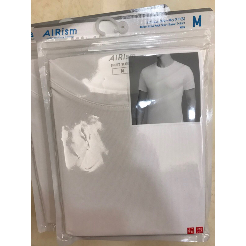 AIRism 男裝 圓領T恤(短袖) 輕盈涼感衣系列 UNIQLO 預購 | 蝦皮購物