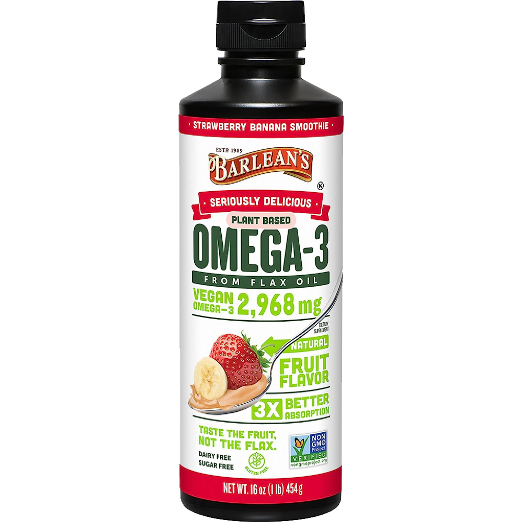 【蝦爸代購】Barlean's, Seriously Delicious omega 3 6 9 草莓香蕉慕斯 芒果蜜桃 | 蝦皮購物
