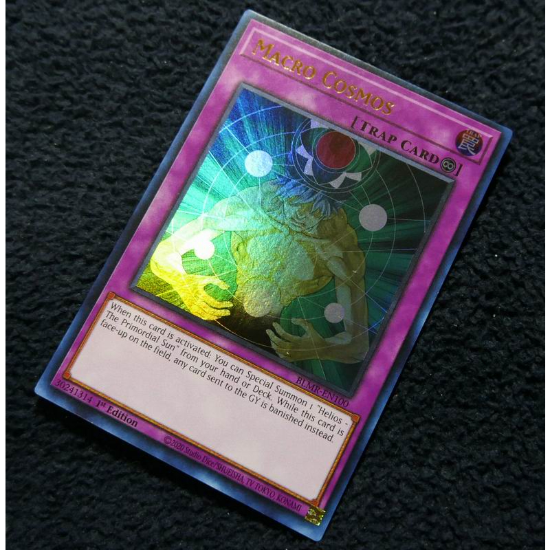 正版遊戲王 BLMR-EN100 美英1刷 金亮 宏觀宇宙X1(M/NM)=EOJ-JP057 | 蝦皮購物