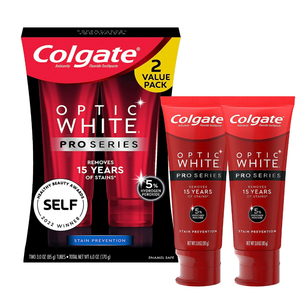 Dr.Grace推薦 Colgate Optic White Pro Series 5%亮白牙膏 85g | 蝦皮購物