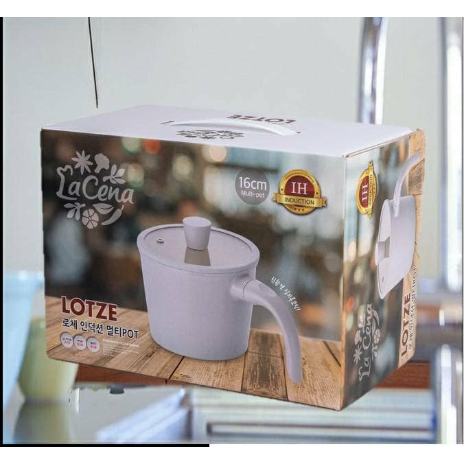 韓國 LaCena Lotze 陶瓷多功能單柄鍋 | 蝦皮購物