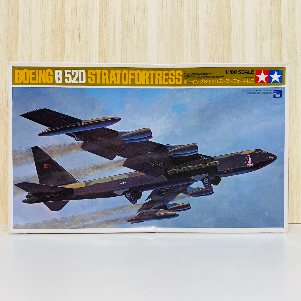 🇯🇵吼皮玩具🇯🇵 絕版 TAMIYA B-52D 頑皮豹 1/100 戰鬥機 田宮 60025 飛機 模型 48公分 | 蝦皮購物