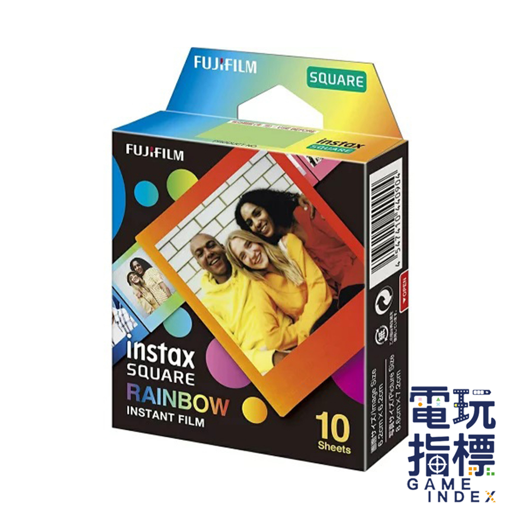 【電玩指標】十倍蝦幣 富士 Fujifilm 拍立得底片 Square 底片 彩虹 Rainbow 拍立得膠片 已過期 蝦皮購物