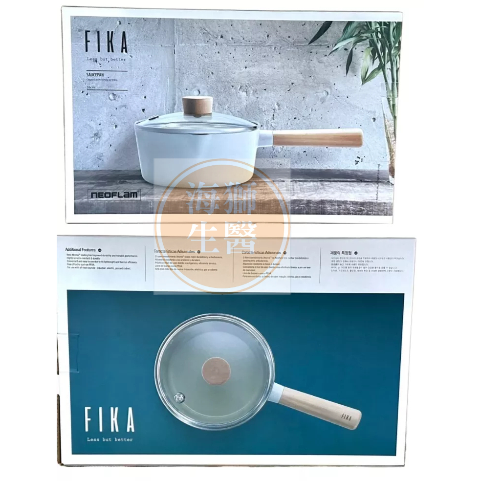 {現貨} 【neoflam fika】neoflam fika系列鑄造不沾單柄湯鍋16cm(電磁底)+不鏽鋼蒸籠 | 蝦皮購物
