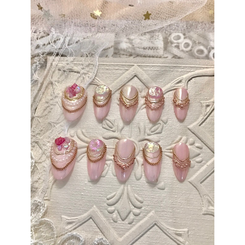 【Anliya Nail 】 02手工訂製穿戴甲 s碼 | 蝦皮購物