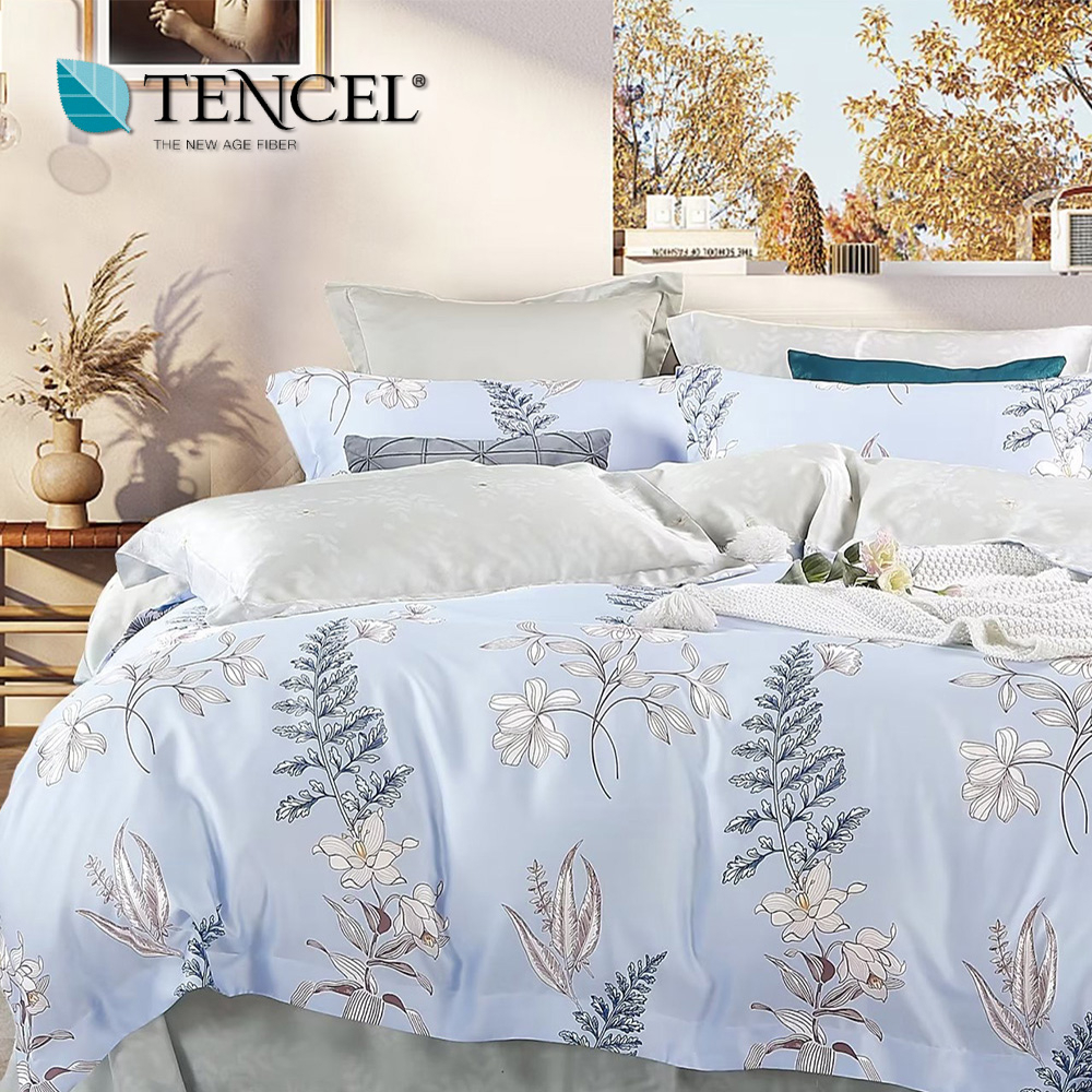 40支100%純天絲TENCEL【單人 雙人 加大 特大組合】規格可選 35公分 床包四件組 床罩七件組 小家碧玉 | 蝦皮購物