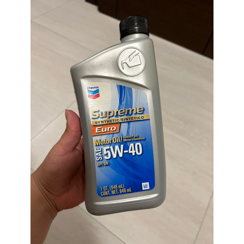 好市多Chevron SN 5W-40 Euro 全合成機油 946毫升 #5w-40 #機油 | 蝦皮購物