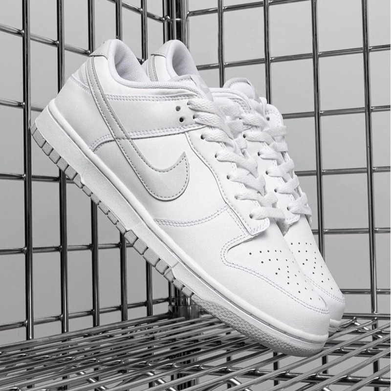 【EXIST】NIKE DUNK LOW WHITE PURE PLATINUM 淺白灰 DV0831-101 | 蝦皮購物