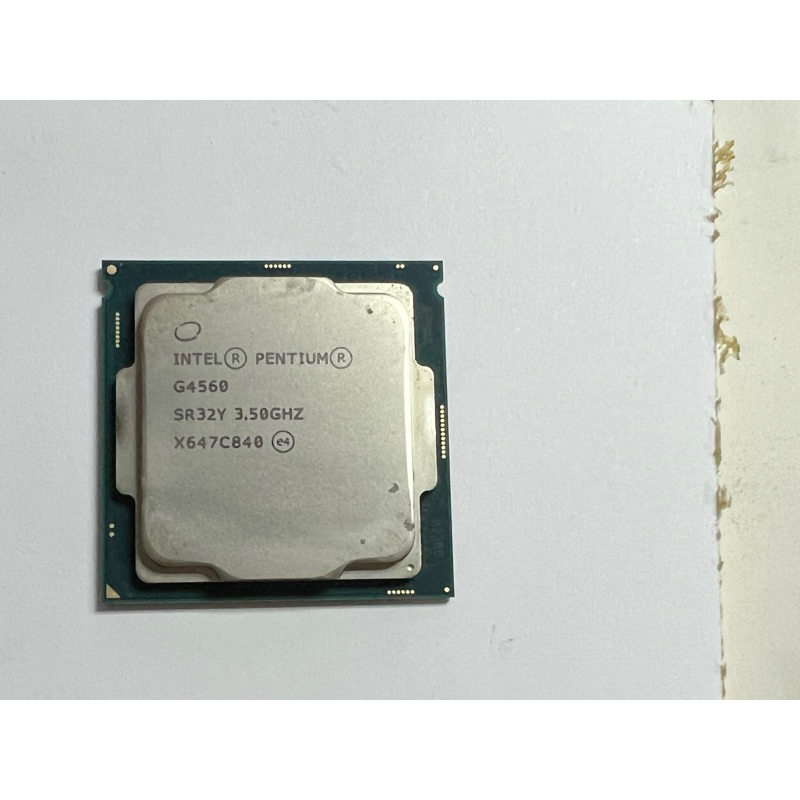 電腦雜貨店～Intel Pentium G4560 CPU 3.5G 雙核心處理器 1151腳位 二手良品 $200 | 蝦皮購物