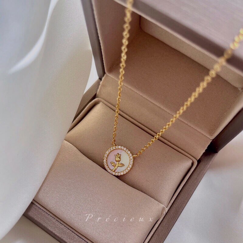 Précieux｜Ethereal light．S925 18K 項鍊 #NKD001 | 蝦皮購物