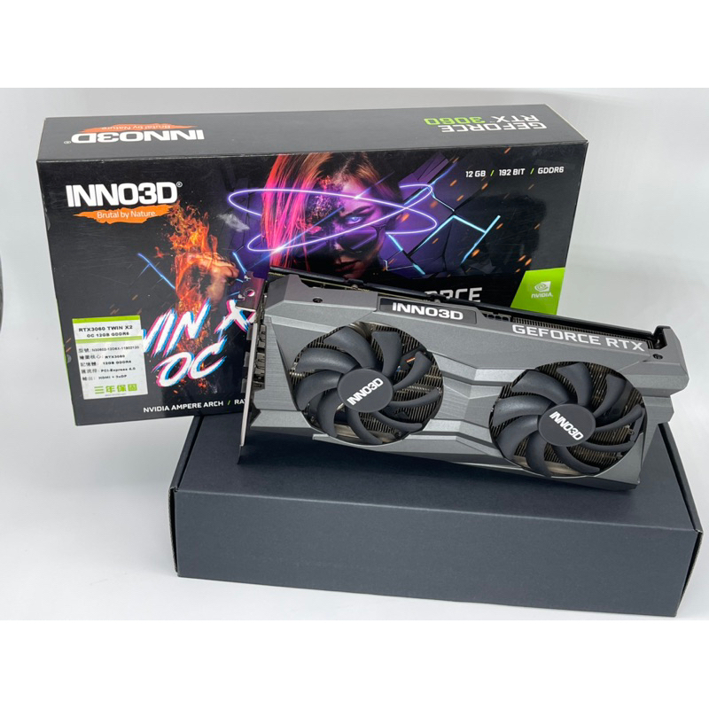 INNO3D GeForce RTX 3060 TWIN X2 OC 12G 二手 未鎖算力 保固內 | 蝦皮購物