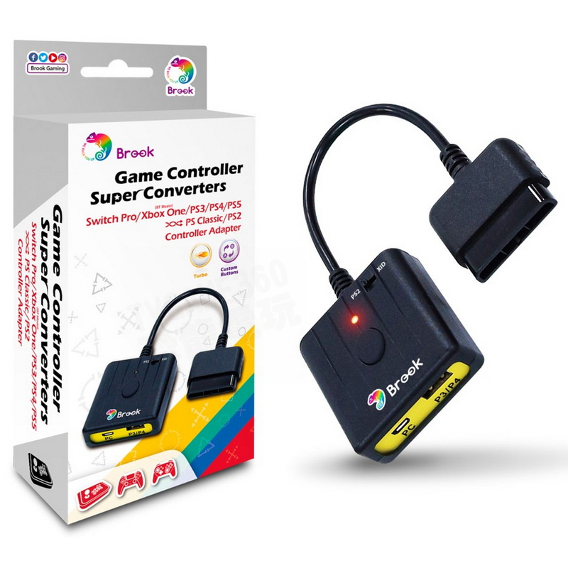 (超取免運費)BROOK PS5 PS4 PS3 XBOX ONE NS PRO 轉接 PS1 PS2 手把轉接器 台中 | 蝦皮購物