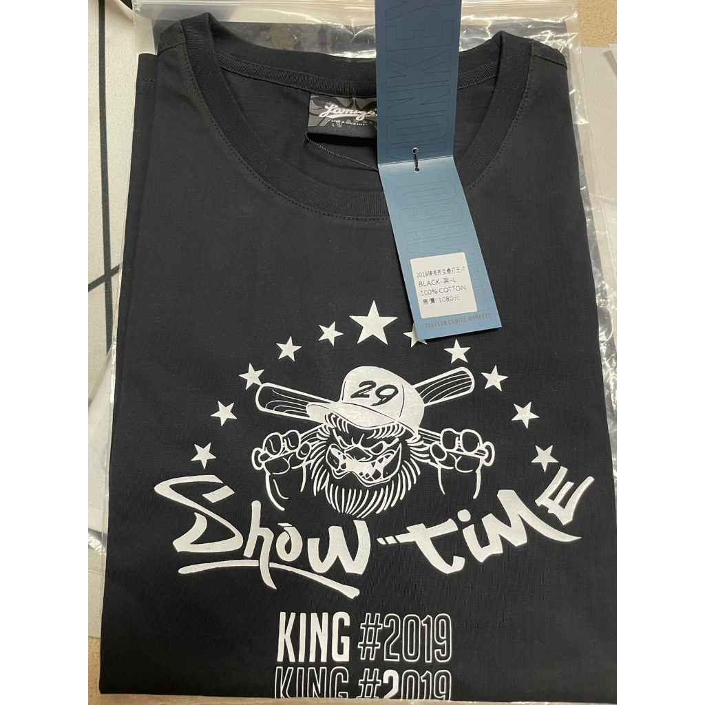 【Lamigo】陳俊秀2019年百轟&全壘打王紀念T | 蝦皮購物