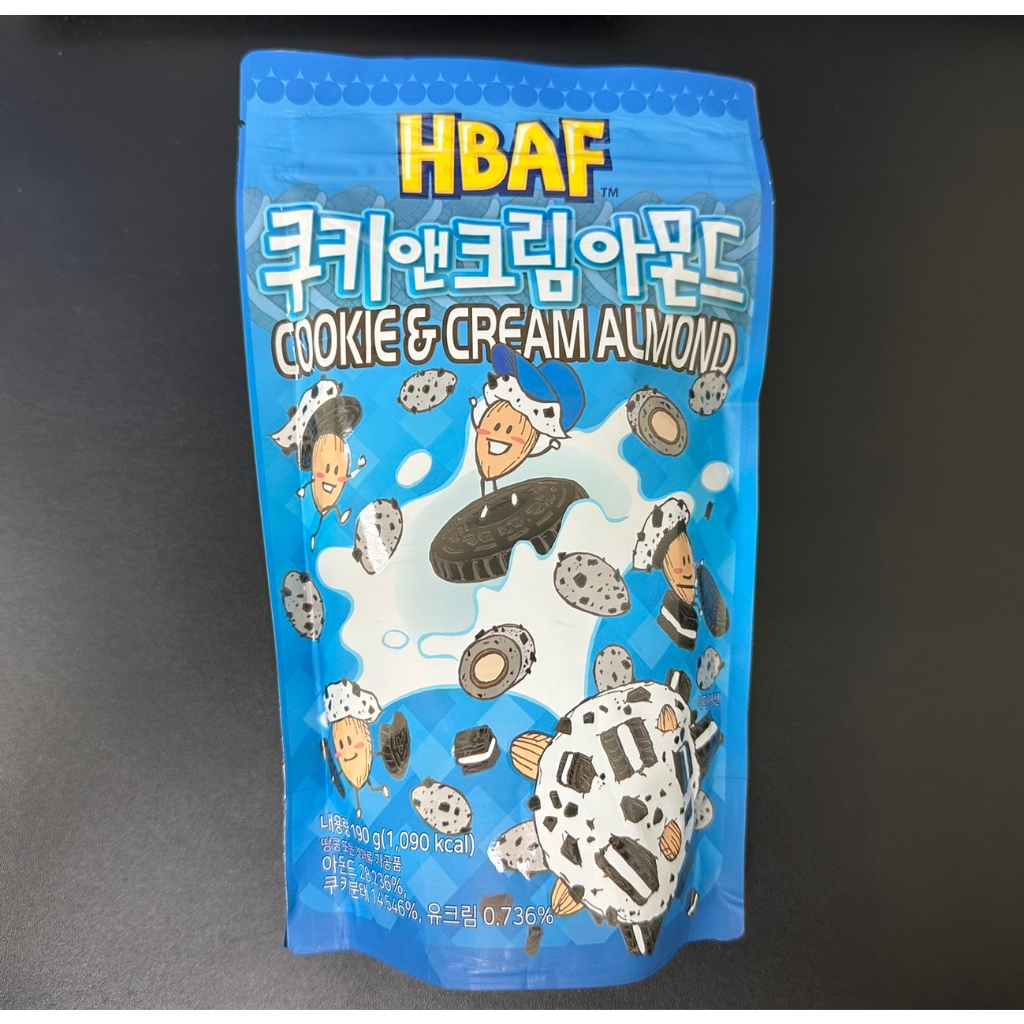 台灣現貨 大包 HBAF 190g 210g 韓國杏仁 大包 中包 40g大隨身包 多種口味! 杏仁果 花生 | 蝦皮購物