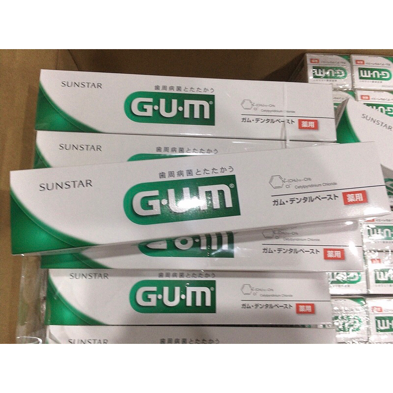 現貨🔥開立發票 日本 GUM SUNSTAR 155G GUM牙膏 盒裝 日本製~ | 蝦皮購物