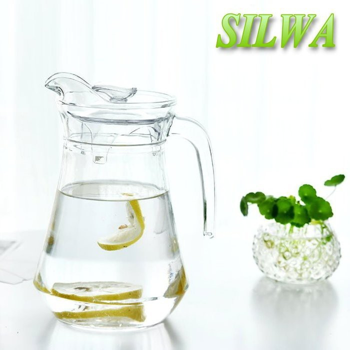【全新現貨特價】SILWA西華玻璃冷水壺1300ML 溫水壺 透明精緻壺飲料壺可樂壺汽水壺 加厚無鉛玻璃 優質PS壺蓋 | 蝦皮購物