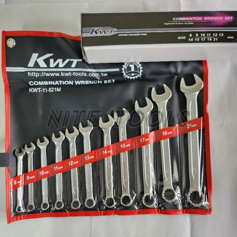 台灣製 KWT 梅開板手組 11支組 8~21mm／8~32mm 14支組 8~24mm／英制 梅開組 特殊合金鋼 袋裝 | 蝦皮購物
