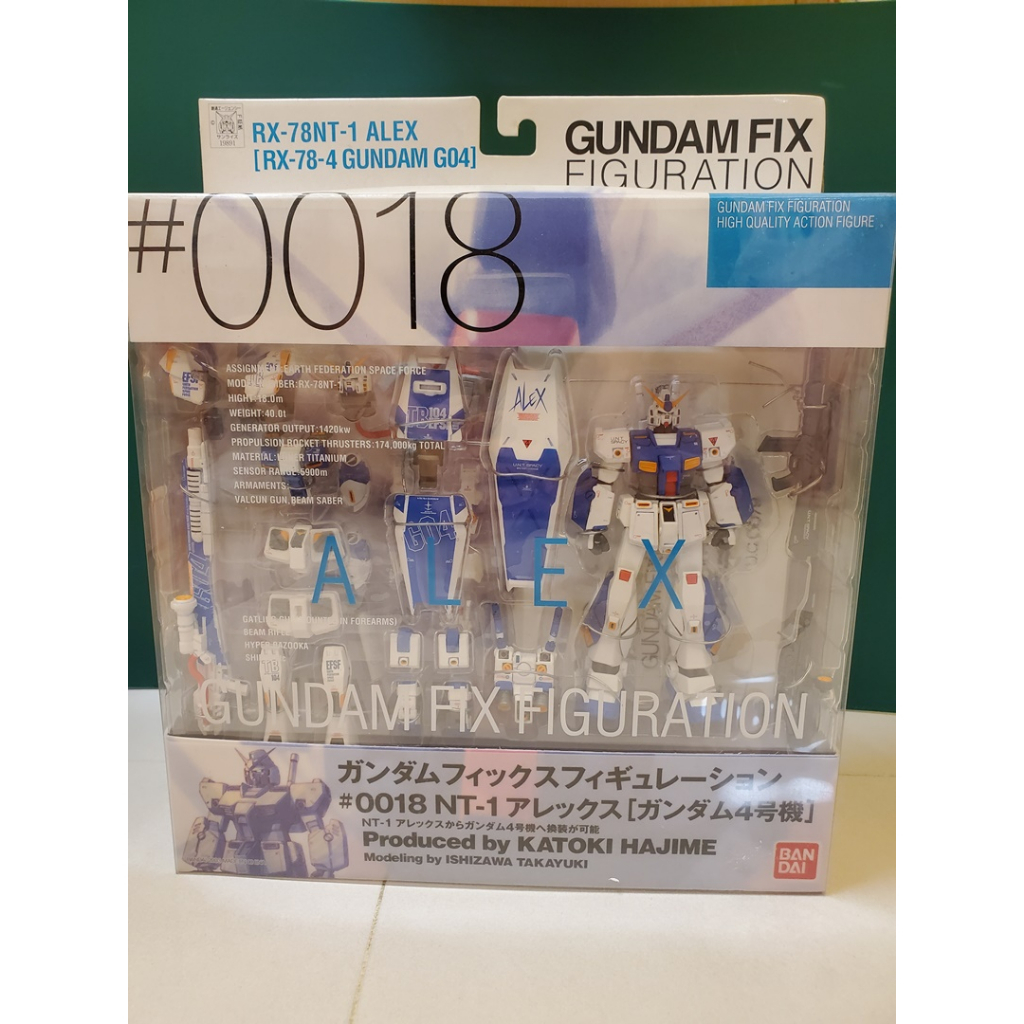 GFF GUNDAM FIX 0018 鋼彈NT-1/4號機，全新未拆。 | 蝦皮購物