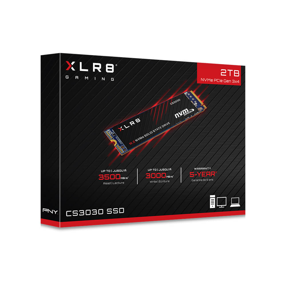 【618年中促銷】PNY CS3030 2TB M.2 2280 PCIe Gen3X4 SSD固態硬碟 | 蝦皮購物