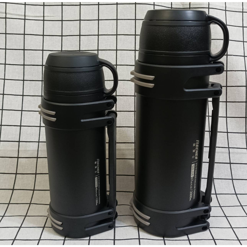 瑞齊士 真空保溫瓶(附背帶) 1200ml 2000ml 316不鏽鋼 保溫罐 保溫壺 保溫 保冰 | 蝦皮購物