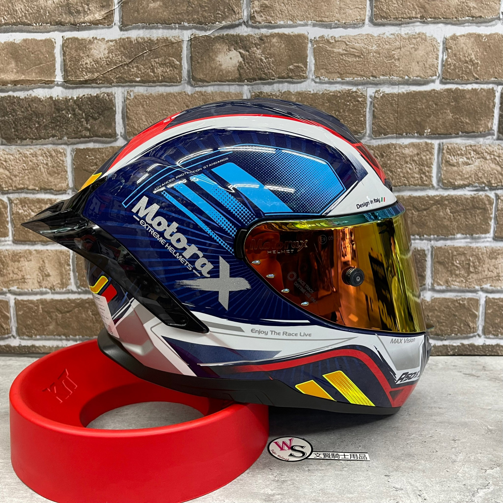 台南WS騎士用品 Motorax R50S GADA MC1 消光黑粉 電鍍片 多層膜鏡片 大鴨尾 MOTORAX安全帽 | 蝦皮購物