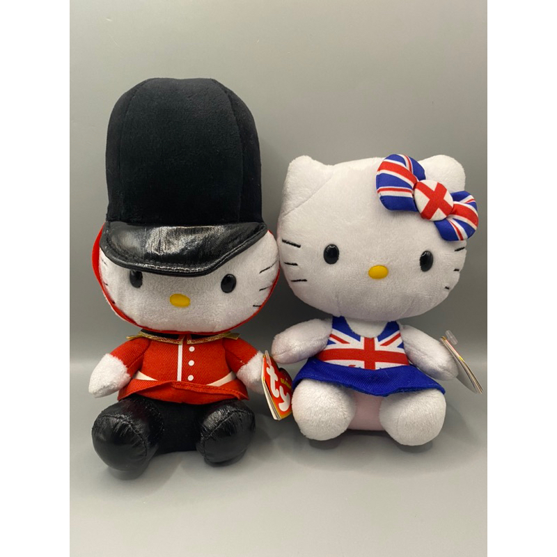 領券免運 正版 英國 ty 哈洛德限定款 皇家衛兵 凱蒂貓 Hello Kitty 玩偶 絕版 英國士兵 | 蝦皮購物