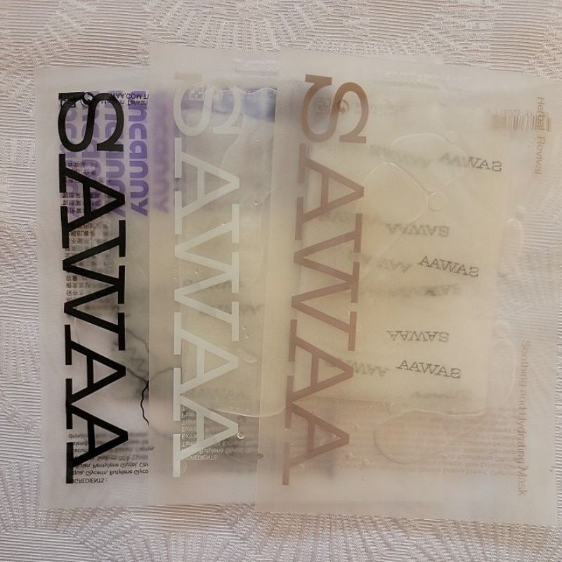SAWAA 淨白/舒敏/保濕面膜 | 蝦皮購物
