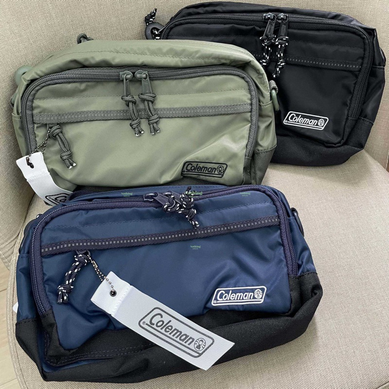 🔥現貨🔥日本限定Coleman 腰包 斜背包 胸前包 登山包 機能小包 側背包 戰術包 戶外防潑水 高強度尼龍 | 蝦皮購物