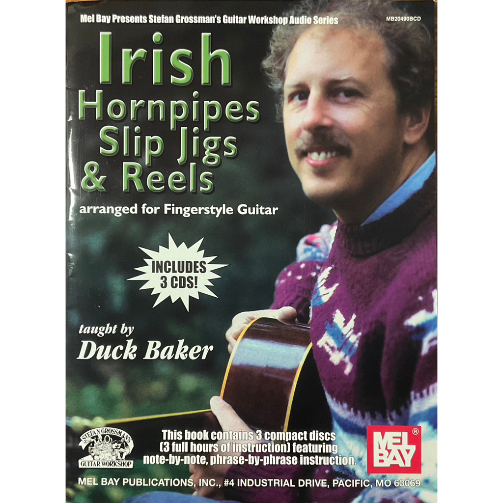 Fingerstyle指彈吉他音樂 Duck Baker Irish Guitar愛爾蘭風格教學 樂譜+3CD 美版全新 | 蝦皮購物