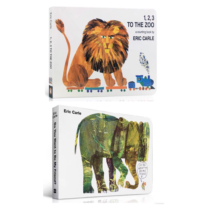 正版硬頁 Eric Carle Do you want to be my friend?/ 123 to the zoo | 蝦皮購物