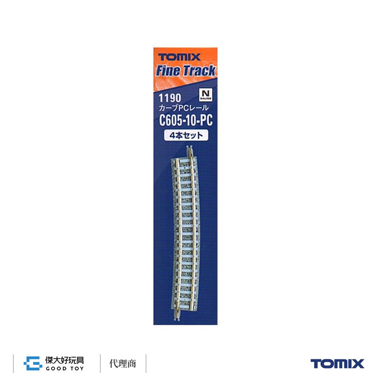 TOMIX 1190 彎軌 C605-10-PC (F)(4入) PC枕 | 蝦皮購物